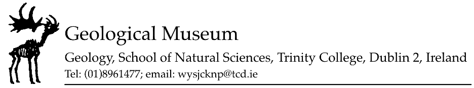 Collections – Geological Museum – Trinity College Dublin